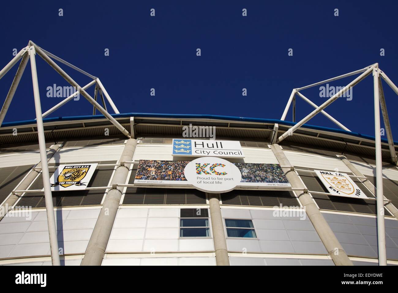 KC stadium in Hull Stock Photo - Alamy
