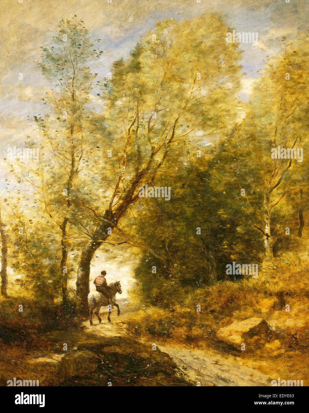 Jean-Baptiste-Camille Corot (French, 1796 - 1875), The Forest of ...