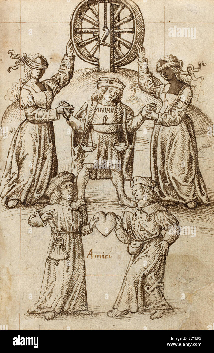 French early 16th century, "Friendship Is Equality; A Friend Is Another ...
