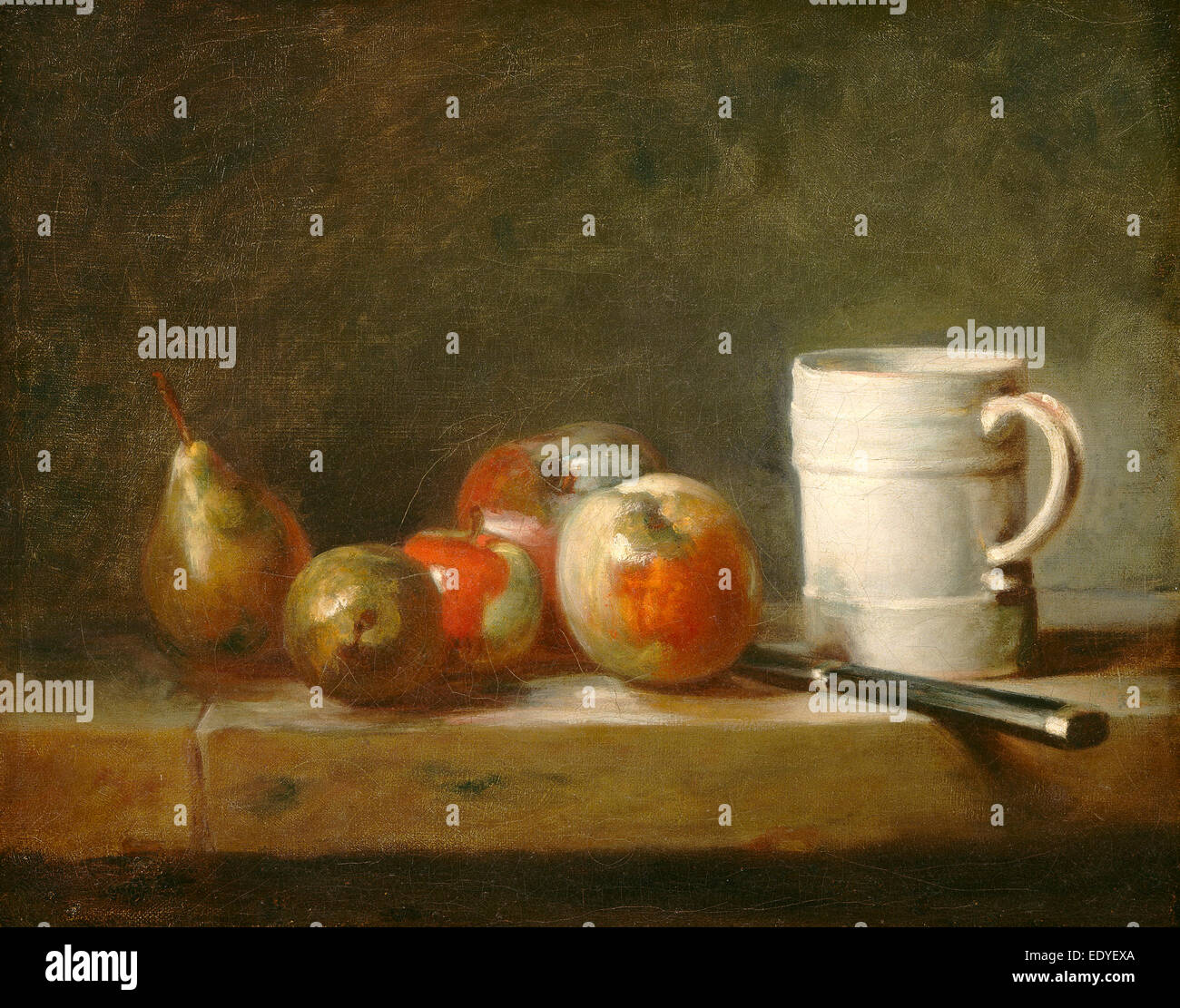 Jean Siméon Chardin, Still Life with a White Mug, French, 1699 - 1779 ...