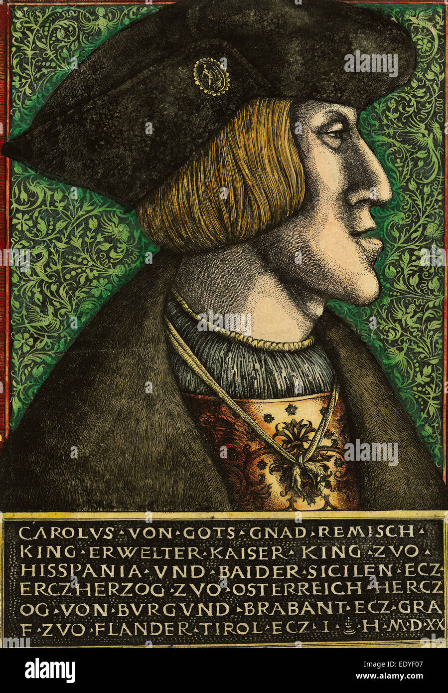 Daniel Hopfer I and Hieronymus Hopfer, Charles V, Holy Roman Emperor ...