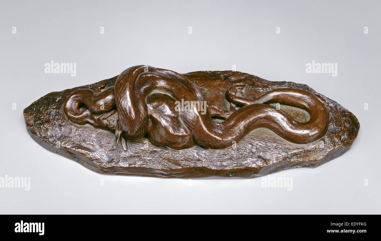 Antoine-Louis Barye, Python Swallowing a Doe, French, 1795 - 1875 ...