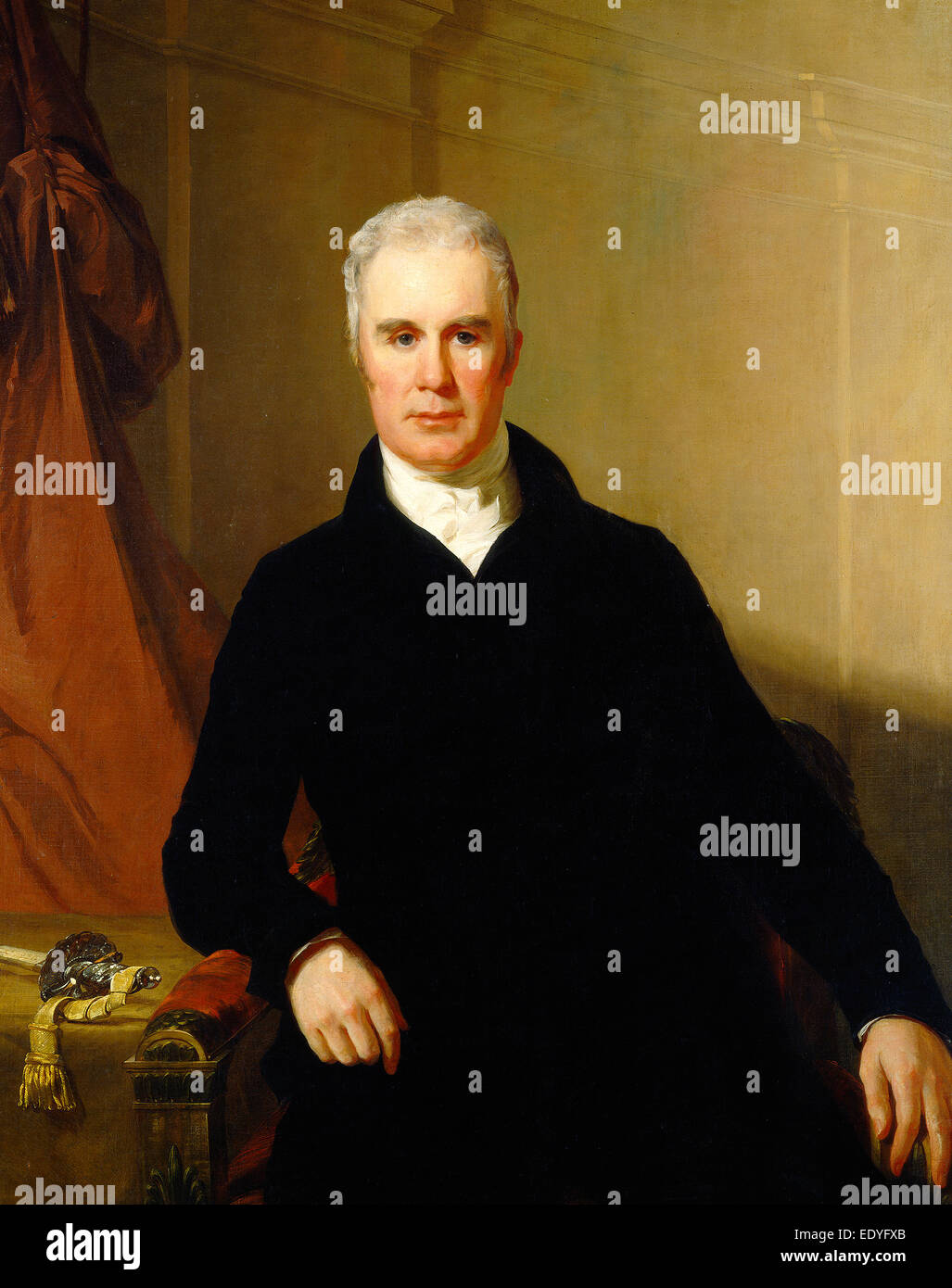 Thomas Sully (American, 1783 - 1872), Charles Carnan Ridgely, 1820, oil ...