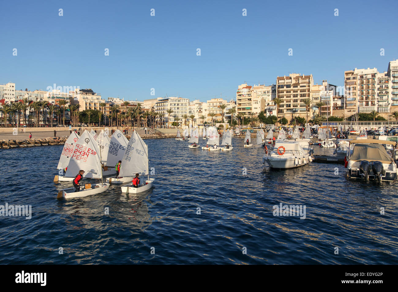Mirror benidorm alicante province costa blanca spain hi-res stock ...