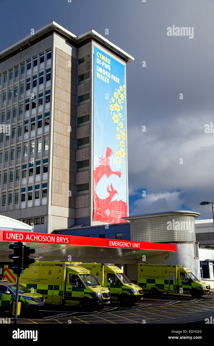 University Hospital of Wales, Heath Park, Cardiff, Wales, UK Stock ...