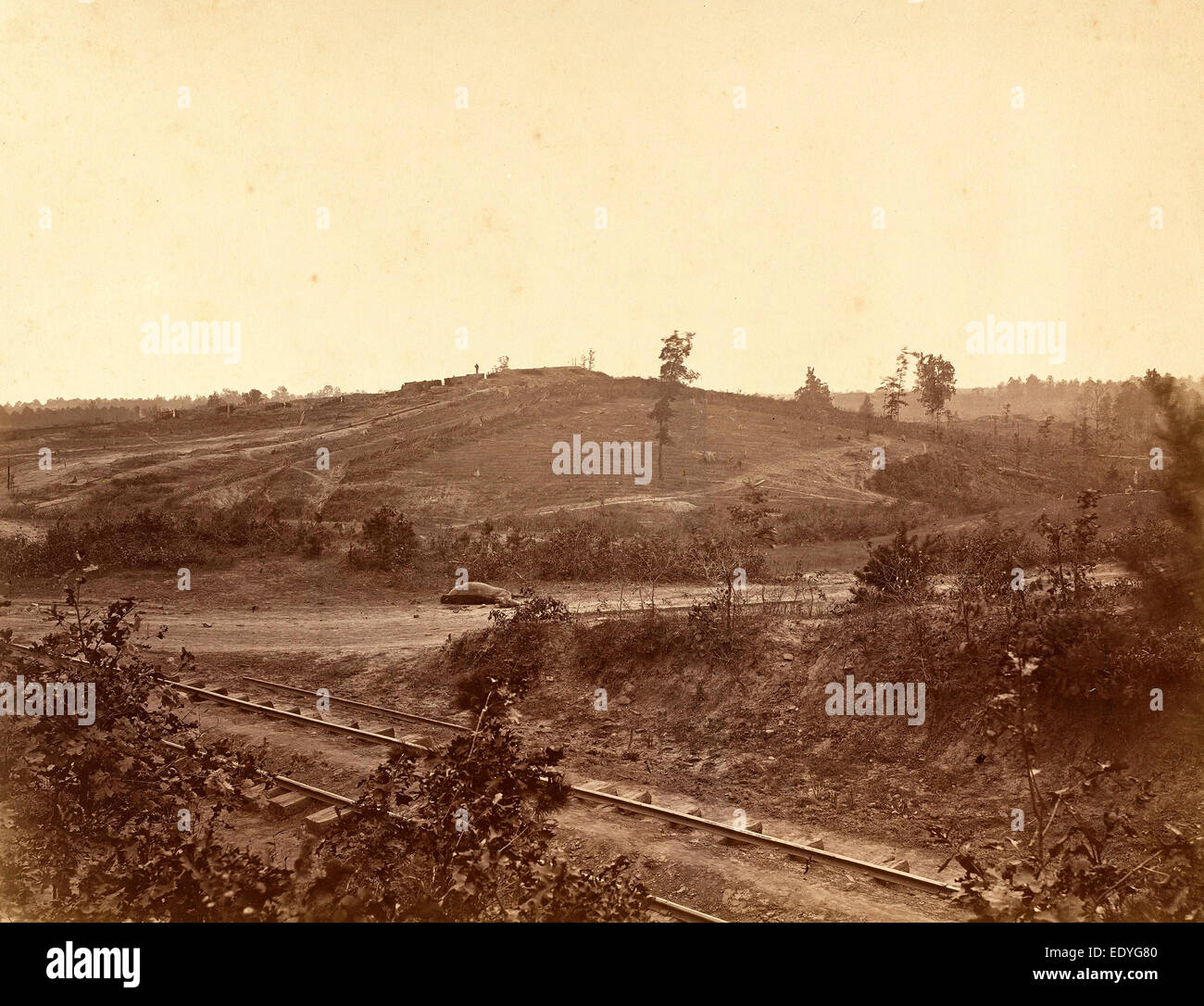 George N. Barnard, Battlefield in Atlanta, American, 1819 - 1902, 1864 ...