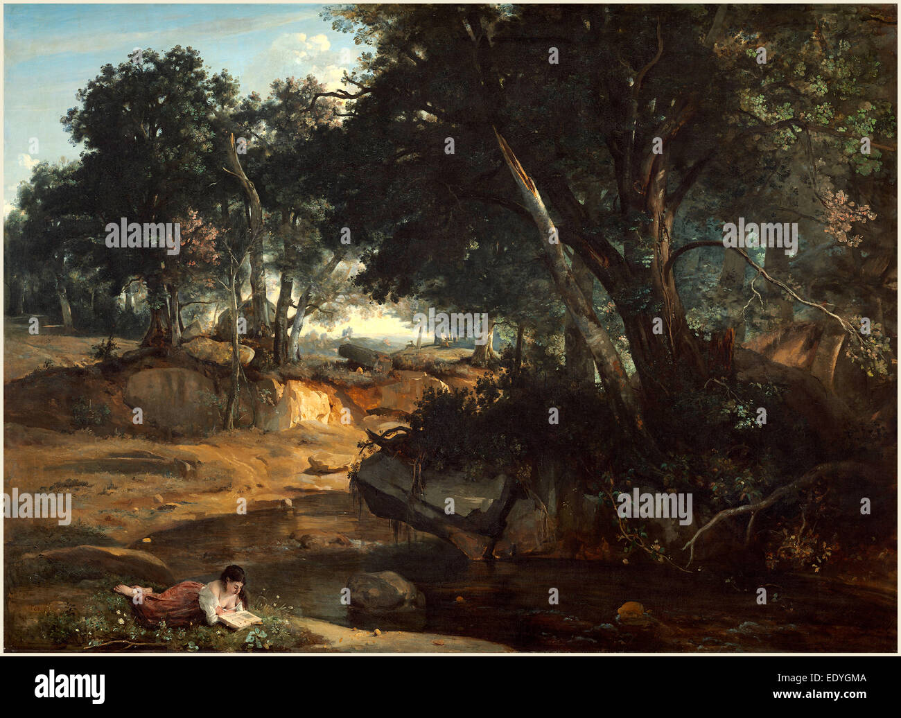 Jean-Baptiste-Camille Corot, French (1796-1875), Forest of ...