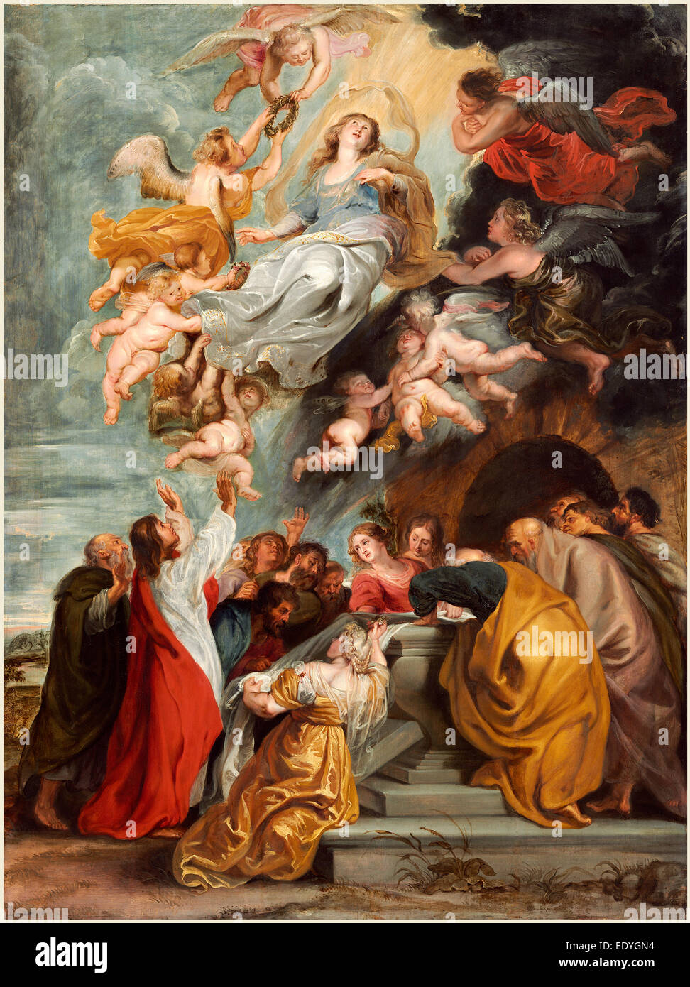 Studio of Sir Peter Paul Rubens, The Assumption of the Virgin, probably ...