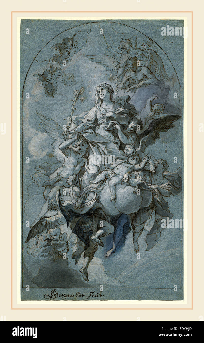 Johann Georg Bergmüller, German (1688-1762), The Immaculate Conception ...