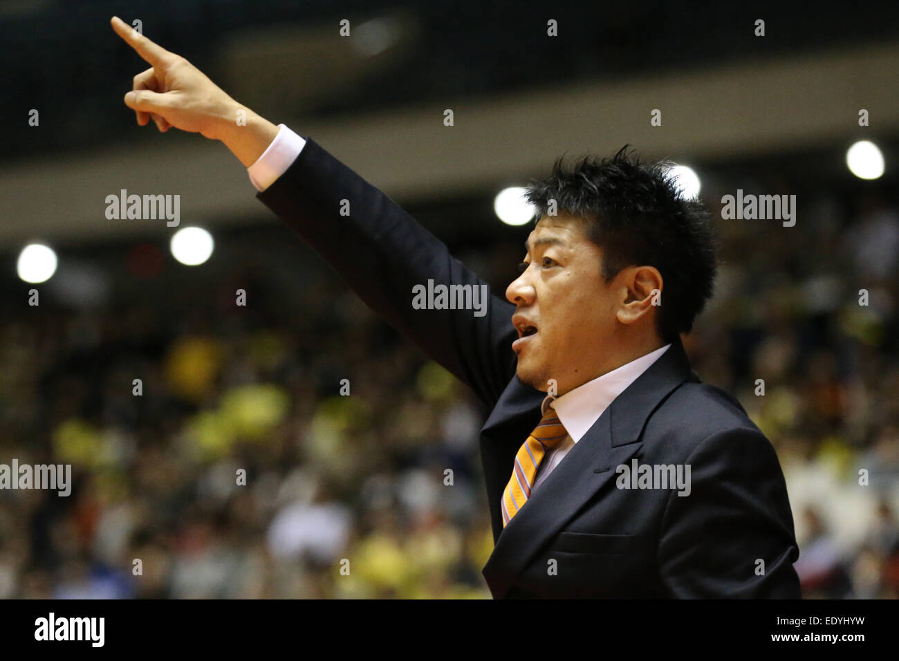 Kenichi Sako Headcoach (Hiroshima), JANUARY 12, 2015 - Basketball ...