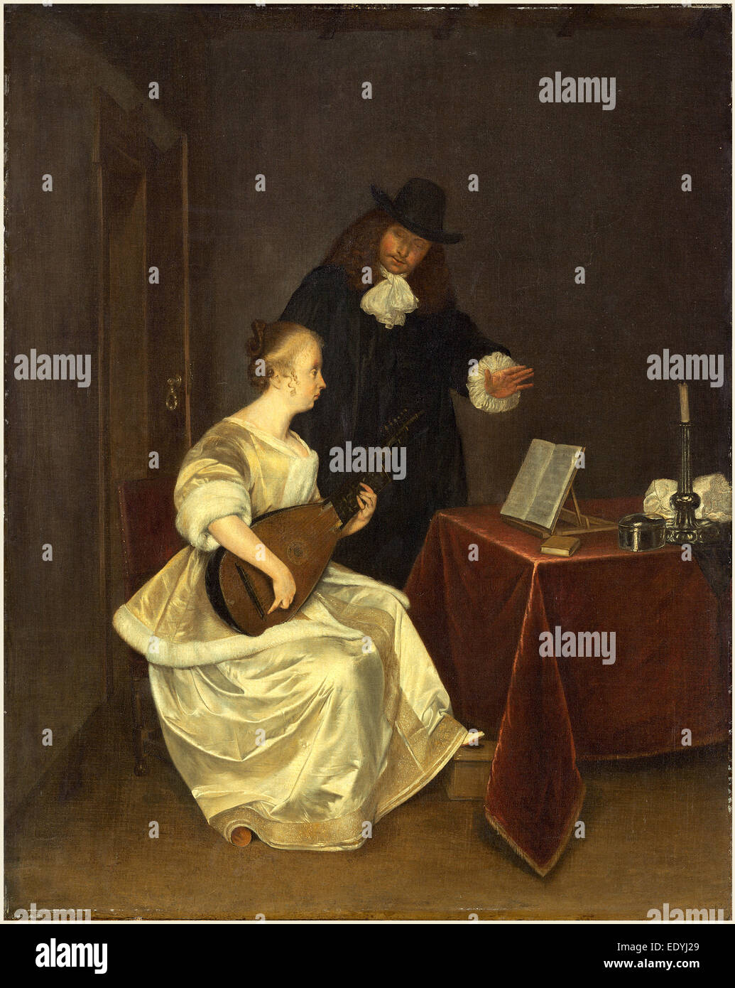 Studio of gerard ter borch the younger hi-res stock photography and ...