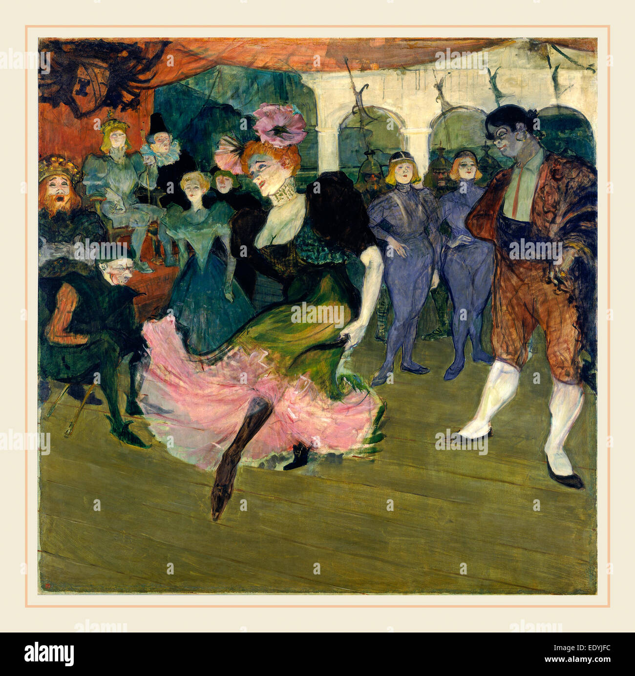 Henri de Toulouse-Lautrec, Marcelle Lender Dancing the Bolero in ...