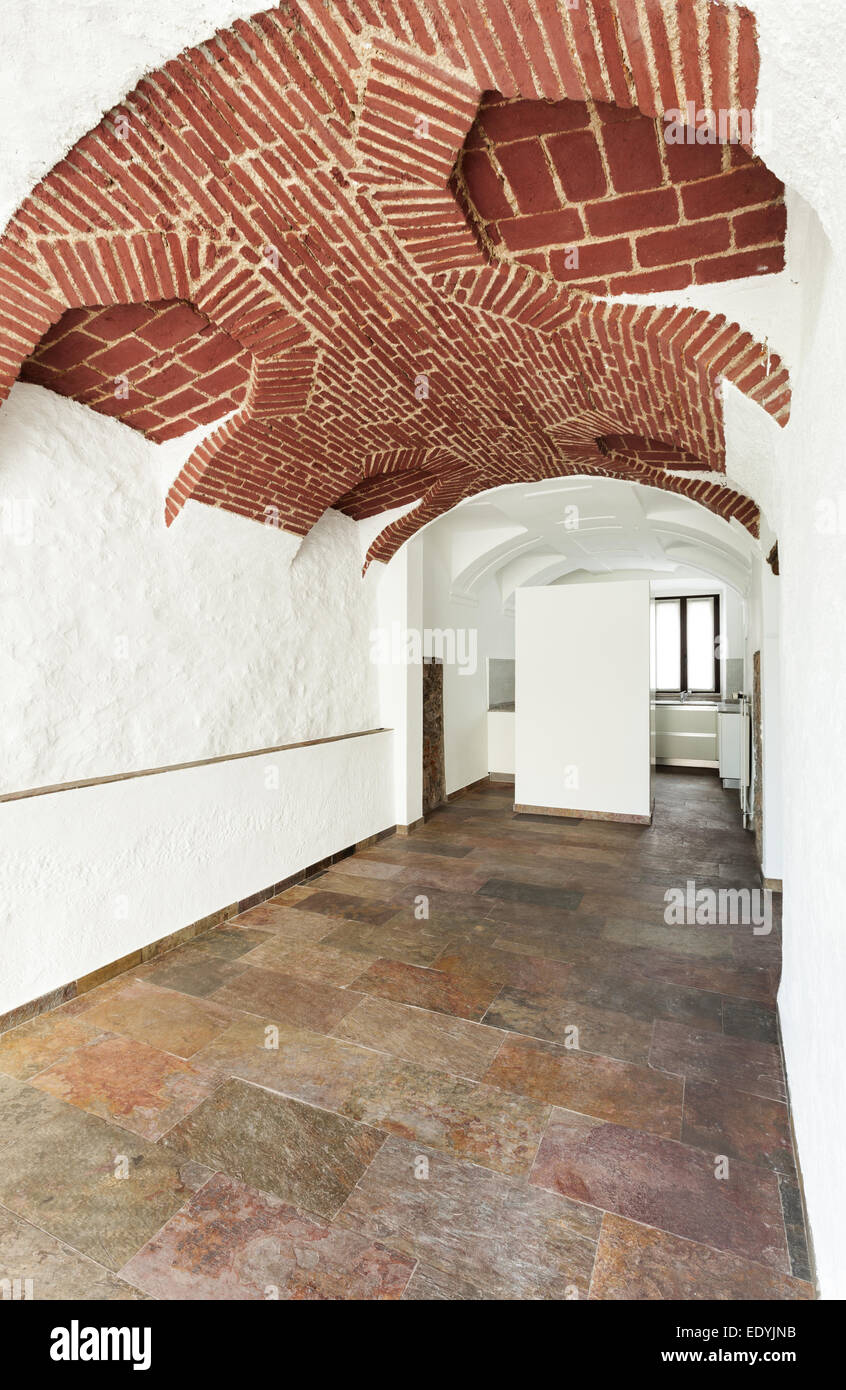 interior old house, vaulted ceiling Stock Photo - Alamy