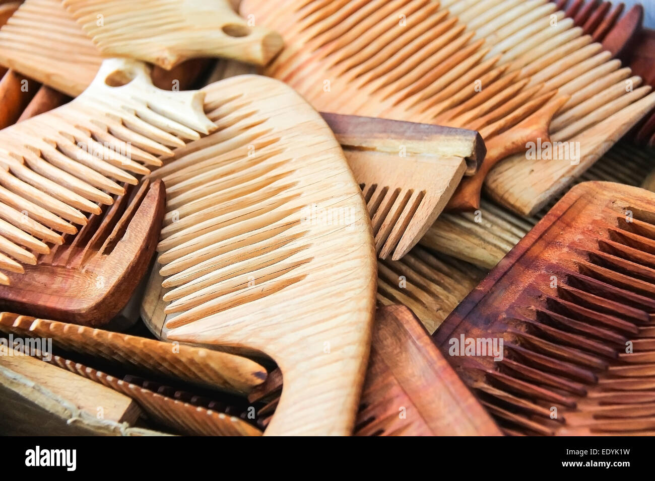 Comb made of wood hi-res stock photography and images - Alamy