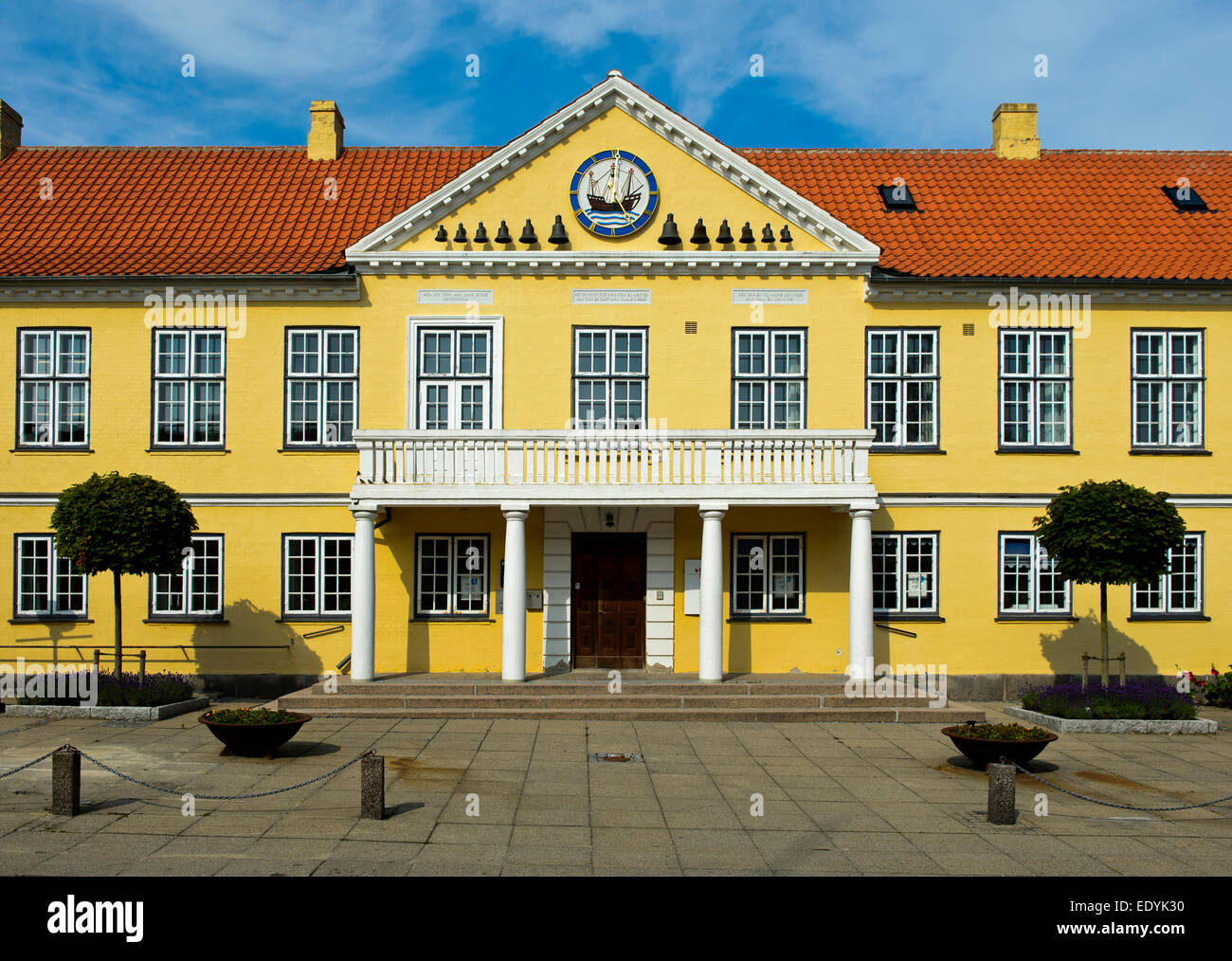Town Hall, Nysted, Lolland, Denmark Stock Photo - Alamy