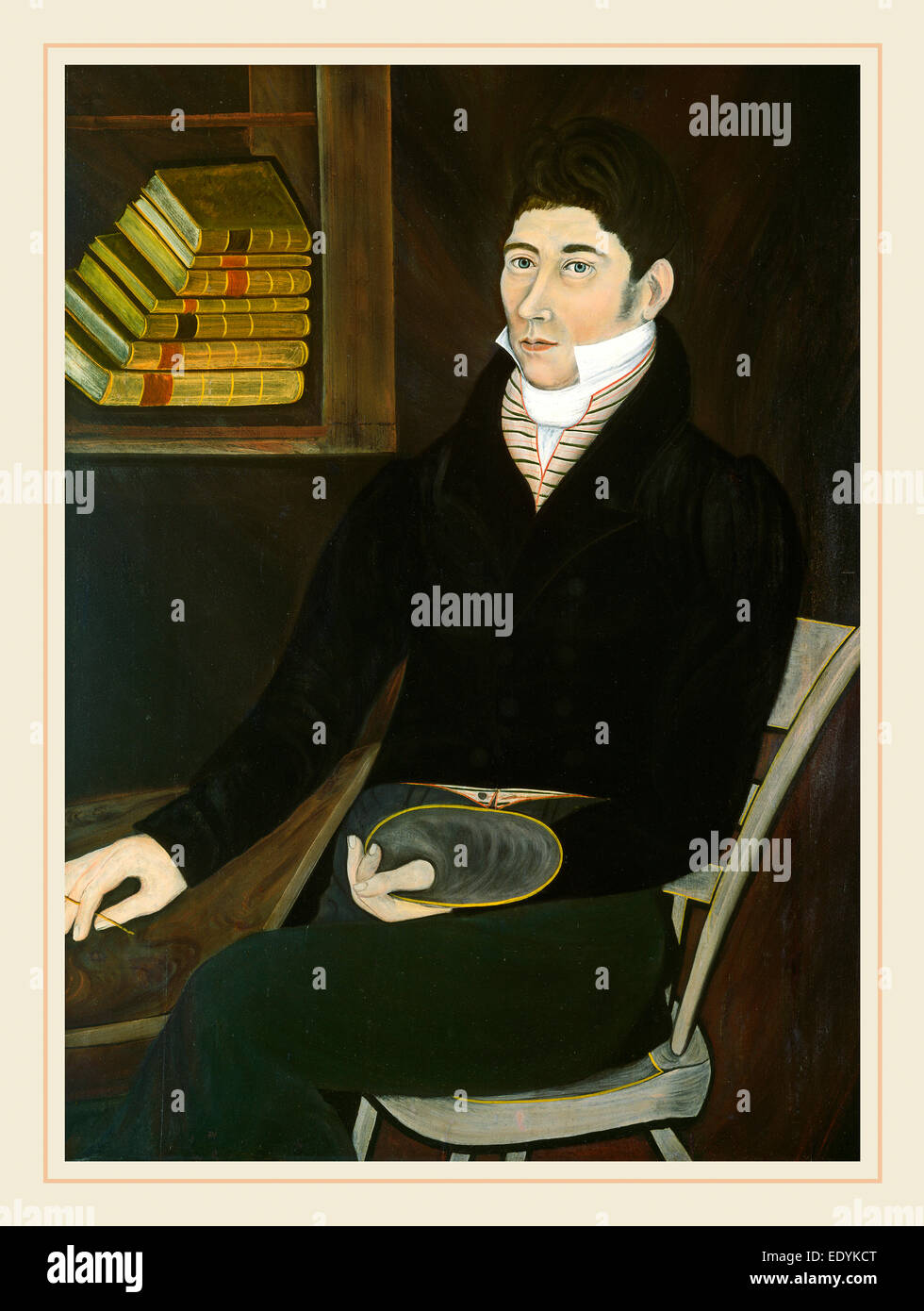 Asahel Powers, American (1813-1843), Possibly William Sheldon, c. 1831 ...