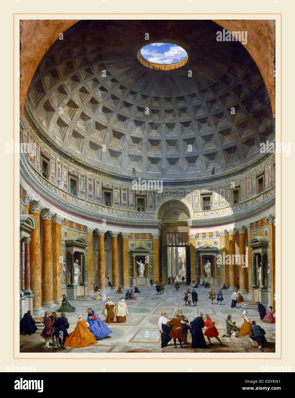 Giovanni Paolo Panini, Italian (1691-1765), Interior of the Pantheon ...