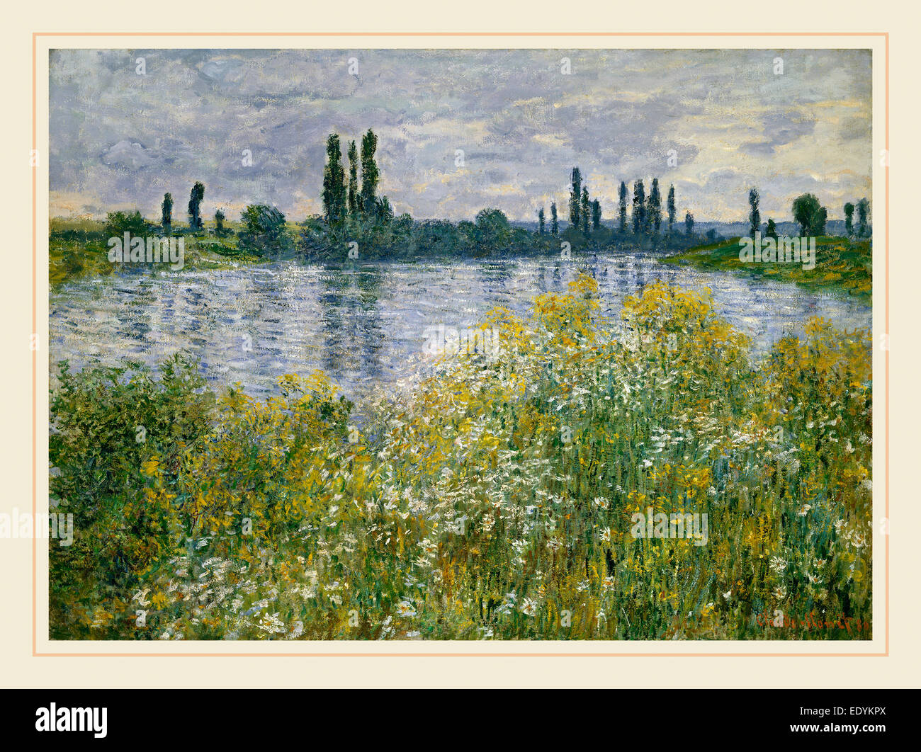 Claude monet the seine at vetheuil hi-res stock photography and images ...