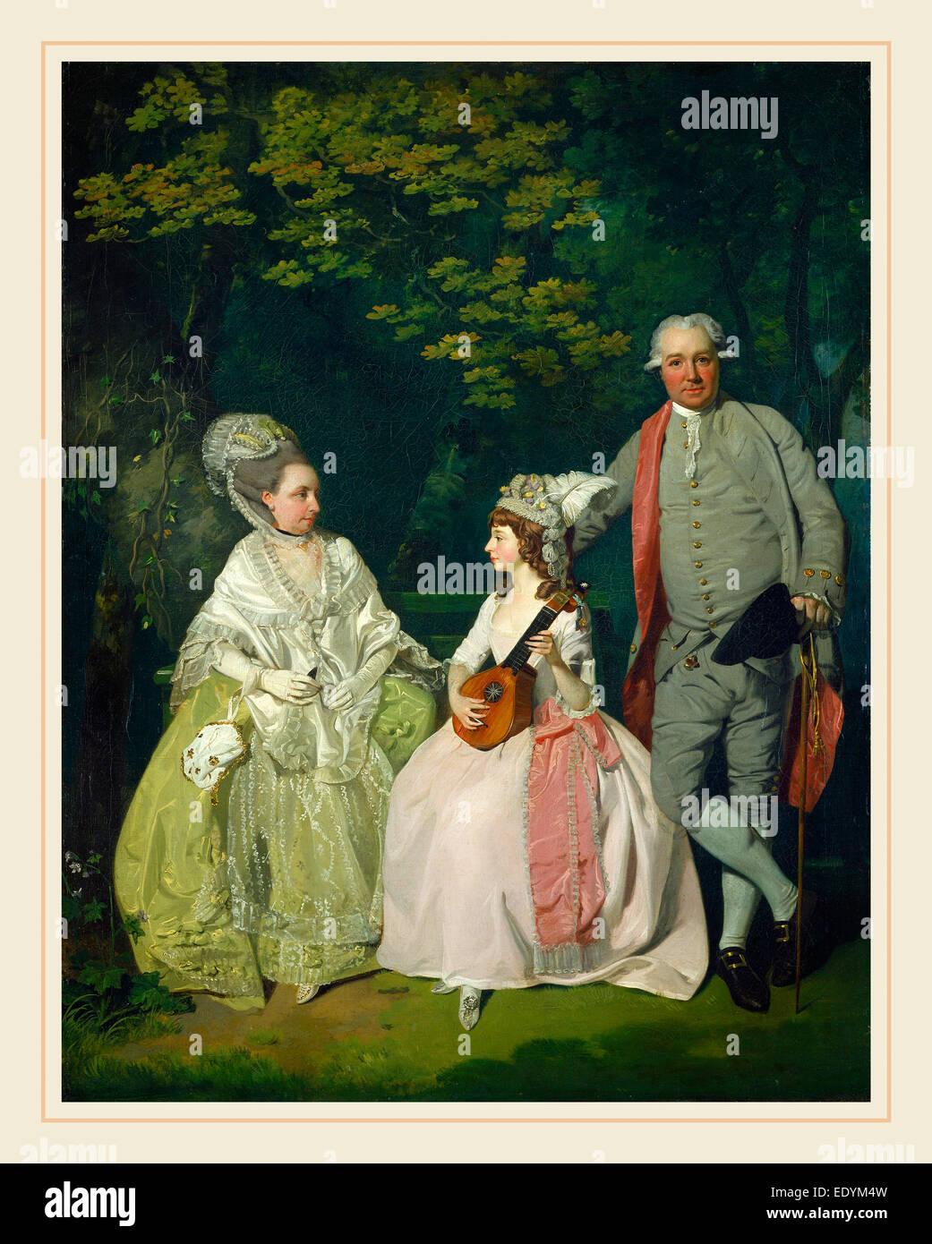Francis Wheatley, Family Group, British, 1747-1801, c. 1775-1780, oil ...