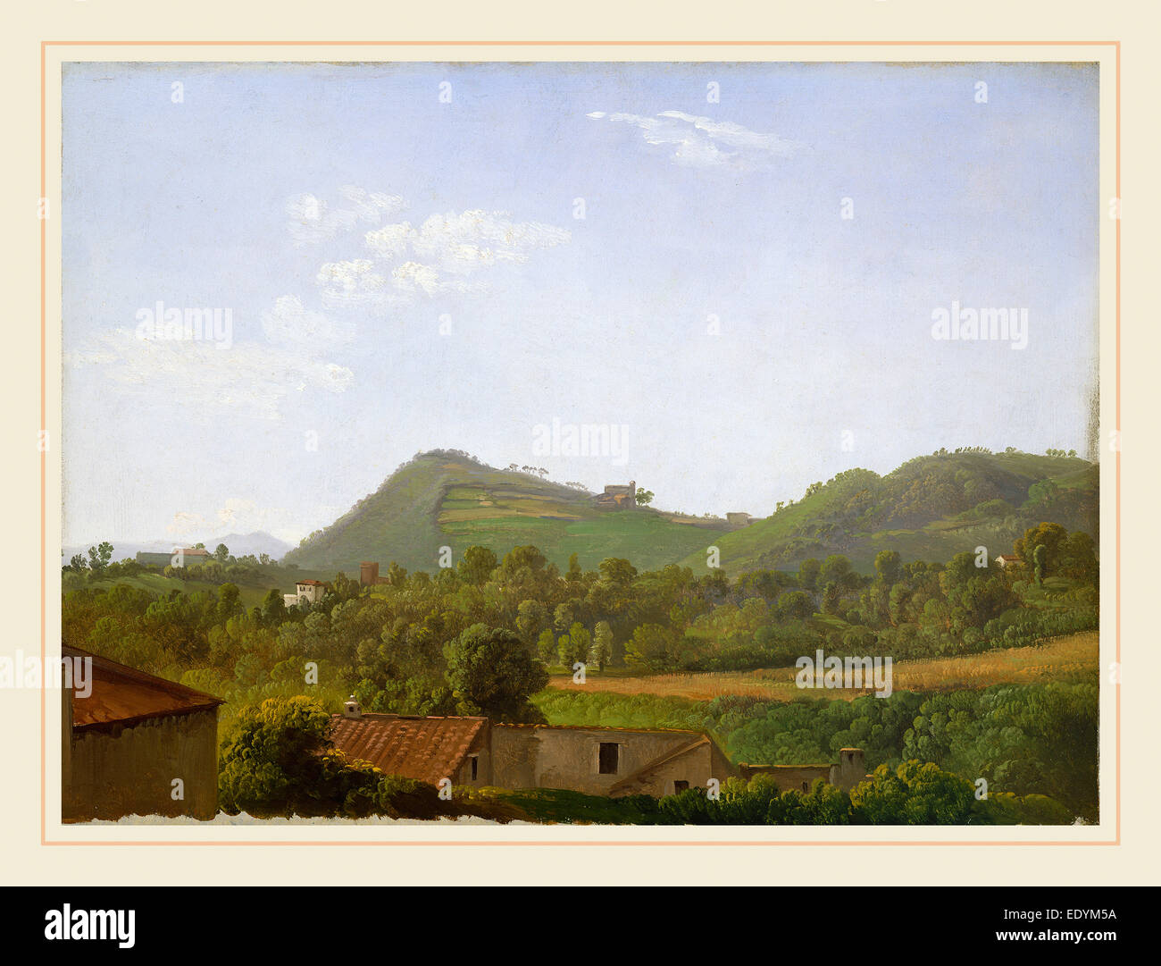 Simon Denis (Belgian, 1755-1812), View near Naples, c. 1806, oil on ...
