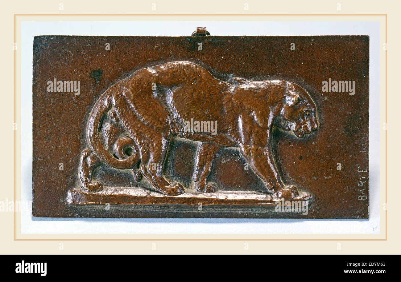 Antoine-Louis Barye, Walking Panther, French, 1795-1875, model 1831 ...