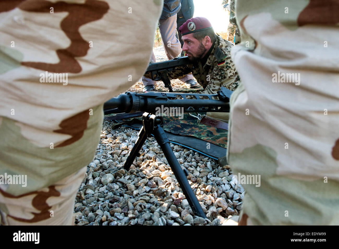 Kurdistan, Iraq. 12th Jan, 2015. Bundeswehr soldiers train Peshmerga ...