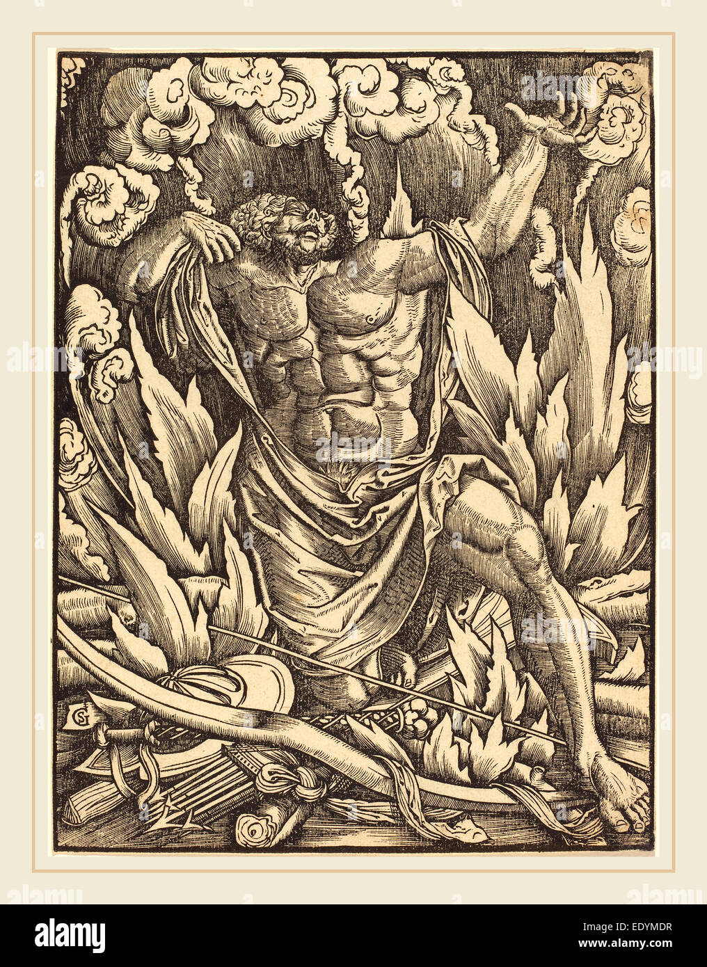 Gabriel Salmon, French (active 1504-1542), The Death of Hercules ...