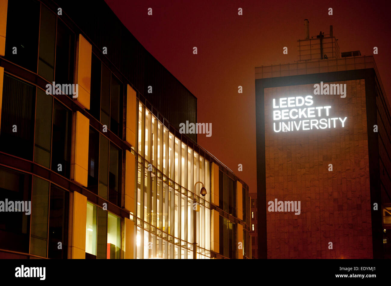Leeds beckett university sign hi-res stock photography and images - Alamy