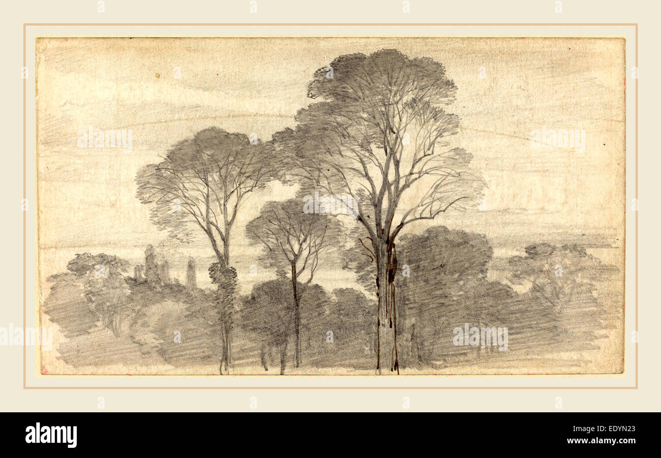 Myles Birket Foster, British (1825-1899), An Evening Landscape with ...