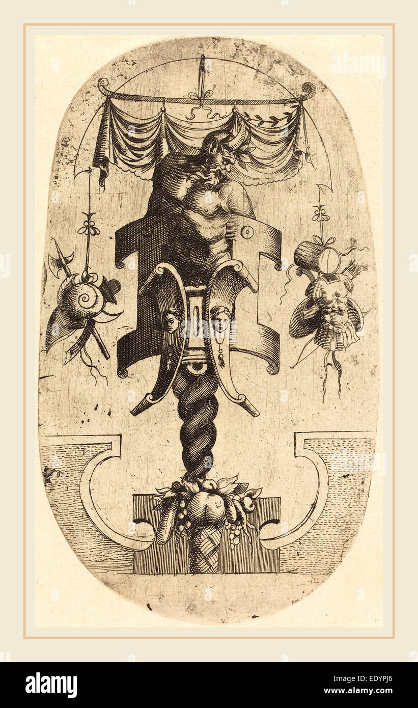 Jean Mignon, French (active 1543-active c. 1545), Satyr Bending Towards ...