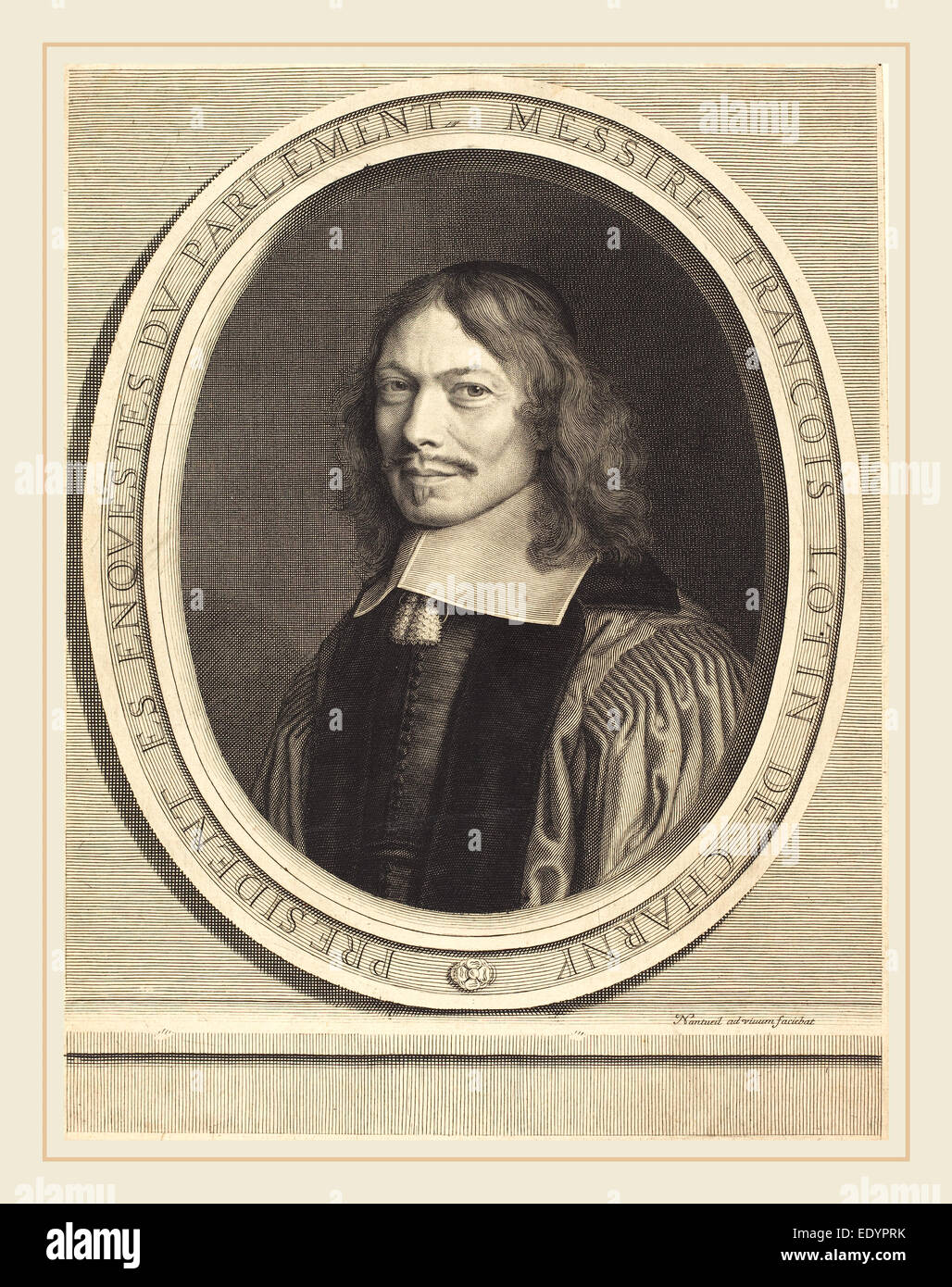 Robert Nanteuil, French (1623-1678), Francois Lotin, 1657, engraving ...