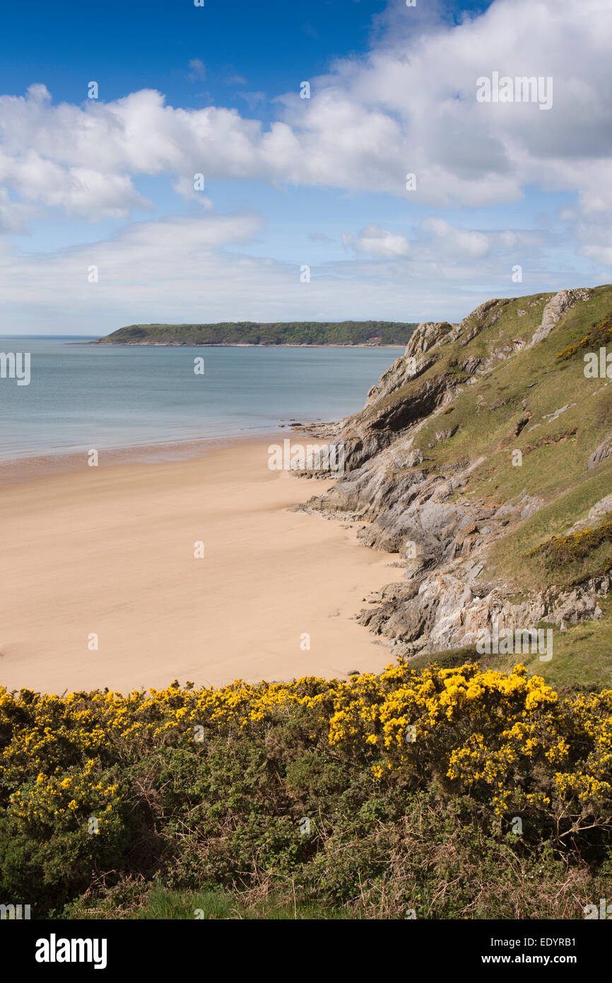 Oxwich point gower hi-res stock photography and images - Alamy