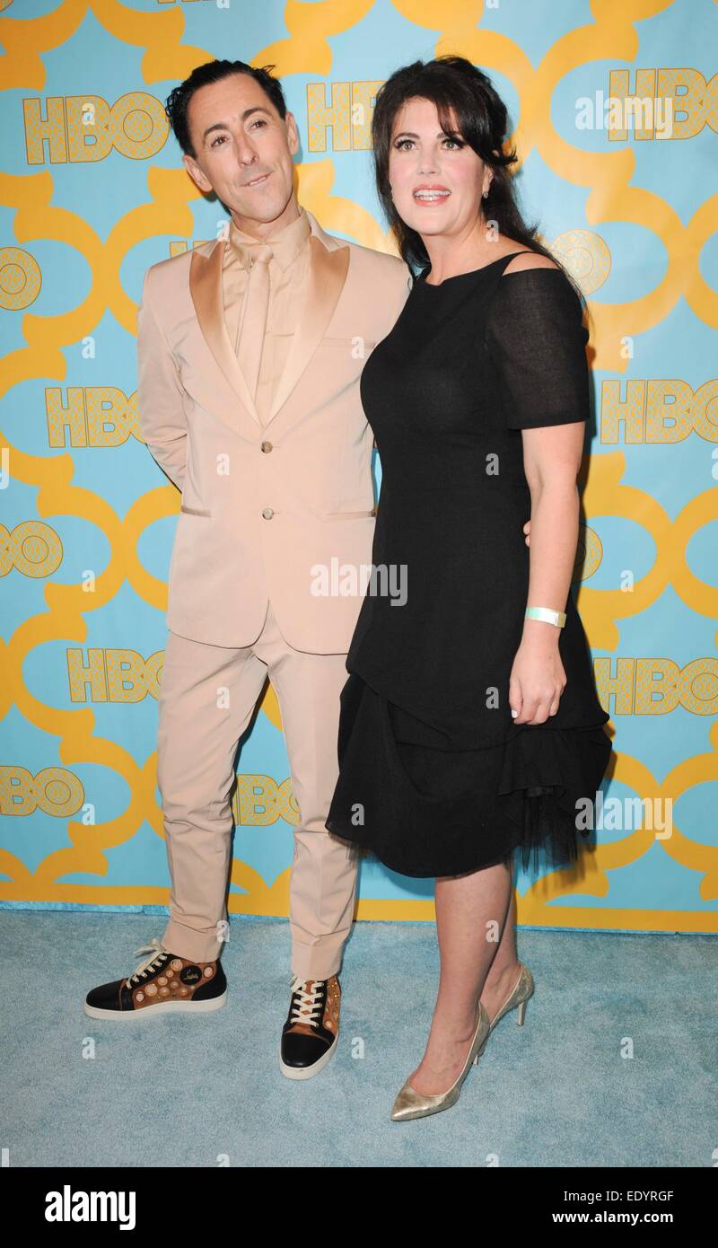 Beverly Hills, California, USA. 11th Jan, 2015. Monica Lewinsky, Alan ...