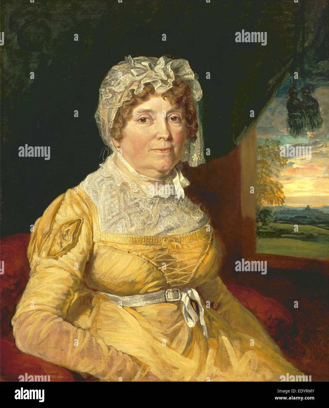 An Unknown Woman Signed and dated, lower right: "J Ward | 1811", James ...