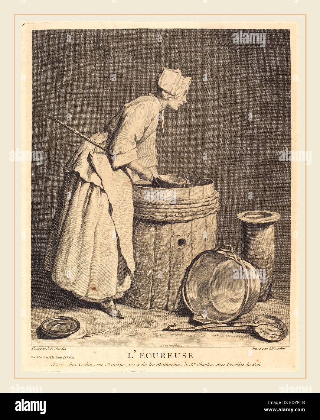 Charles-Nicolas Cochin I after Jean Siméon Chardin, French (1688-1754 ...