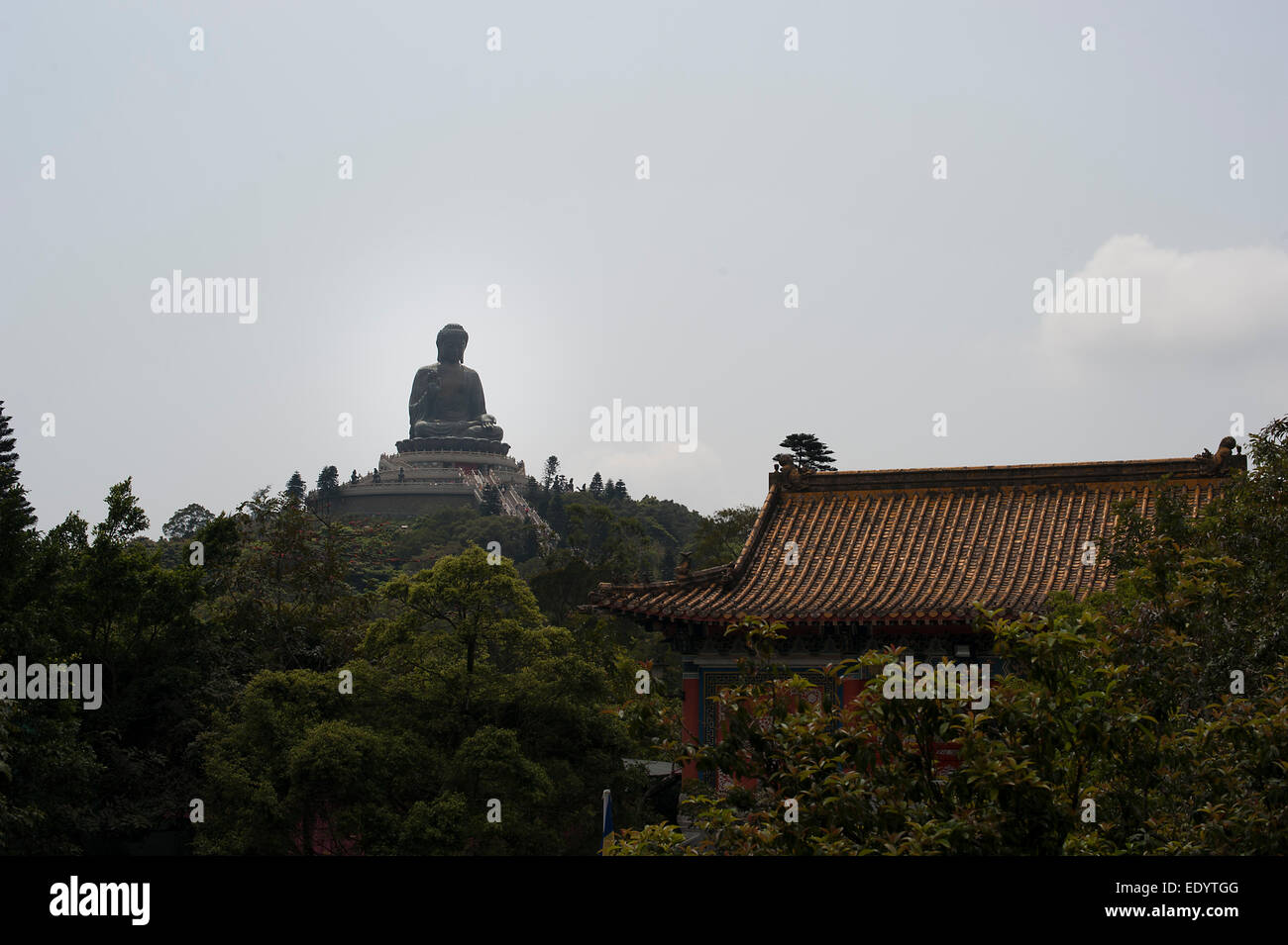 The big buddha and po lin monastery High Resolution Stock Photography ...