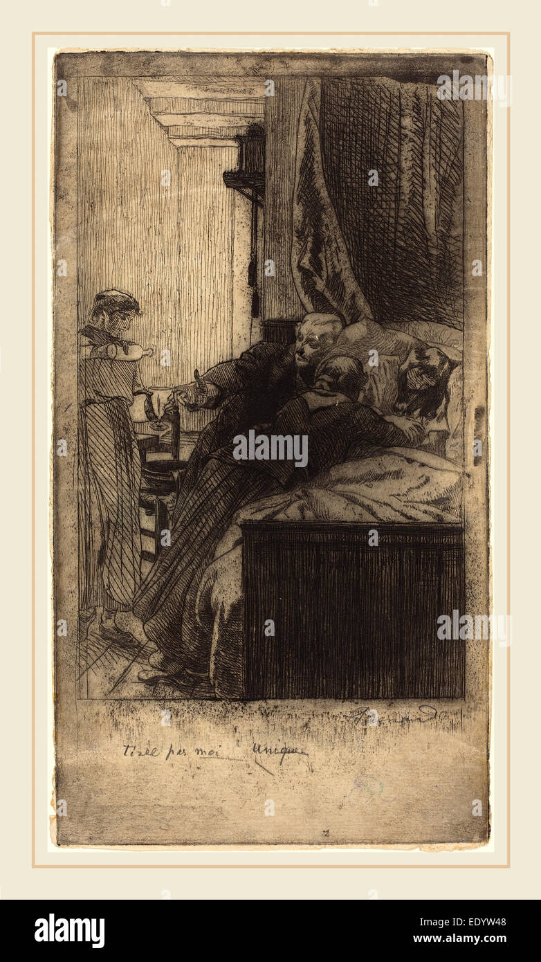 Albert Besnard, French (1849-1934), Sickness (La Maladie), 1884 ...