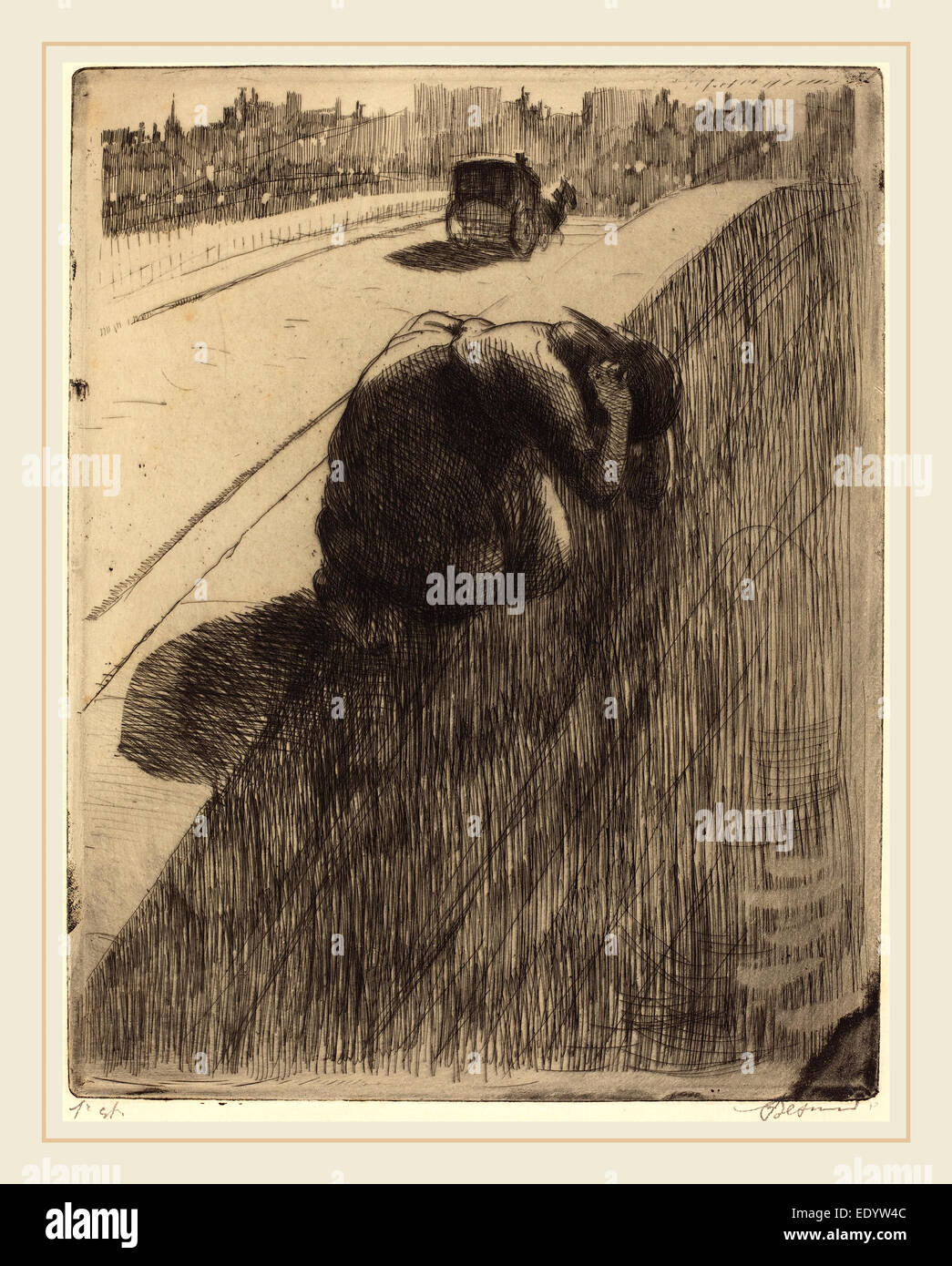 Albert Besnard, French (1849-1934), The Suicide (Le Suicide), c. 1886 ...