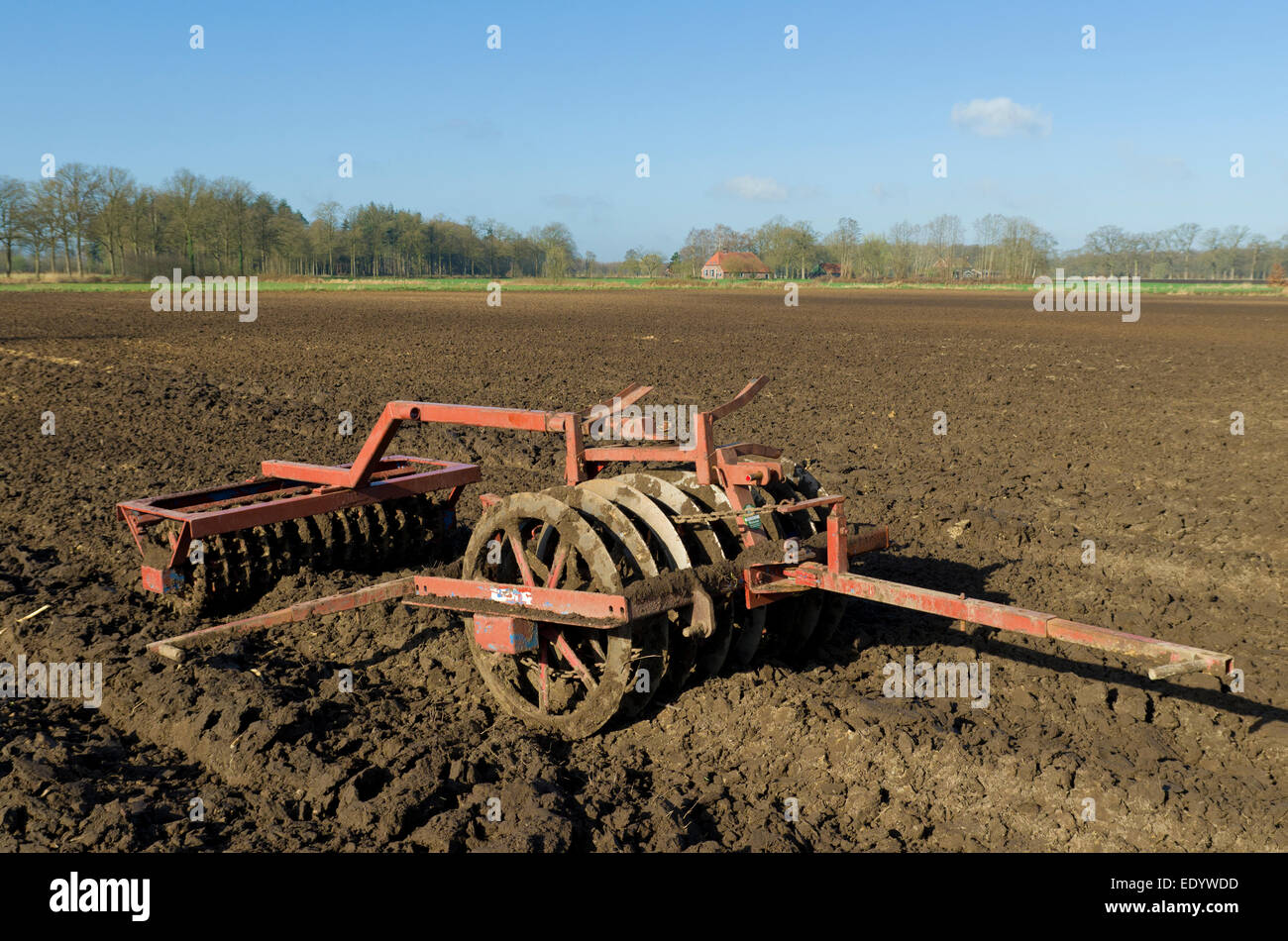 agricultural machine on a field Stock Photo - Alamy