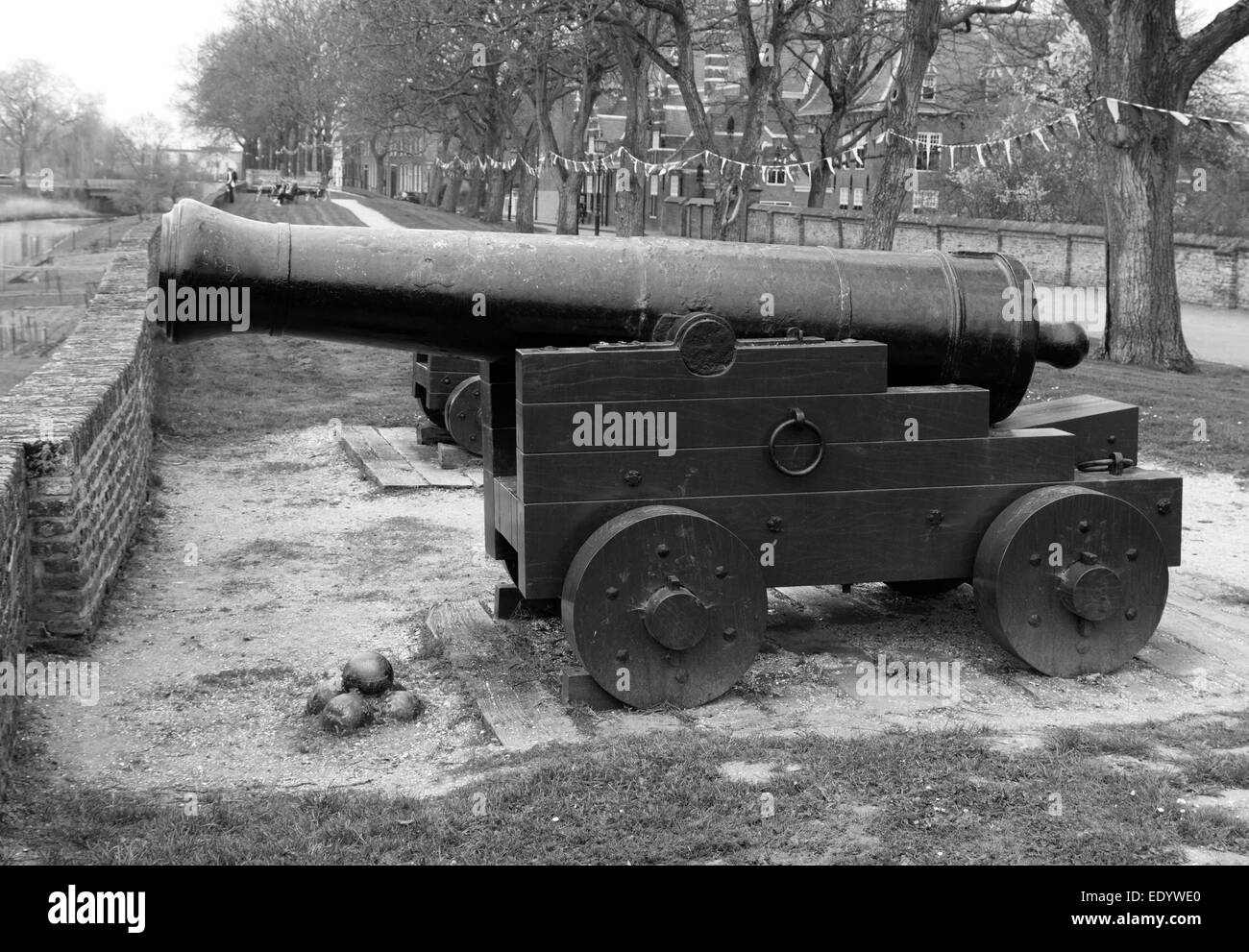 old medieval gun in Buren, Netherlands Stock Photo - Alamy