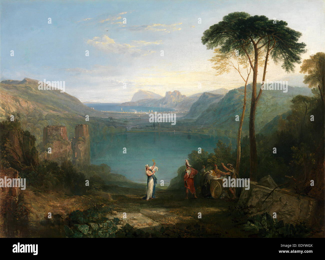 Lake Avernus: Aeneas and the Cumaean Sybil, Joseph Mallord William ...