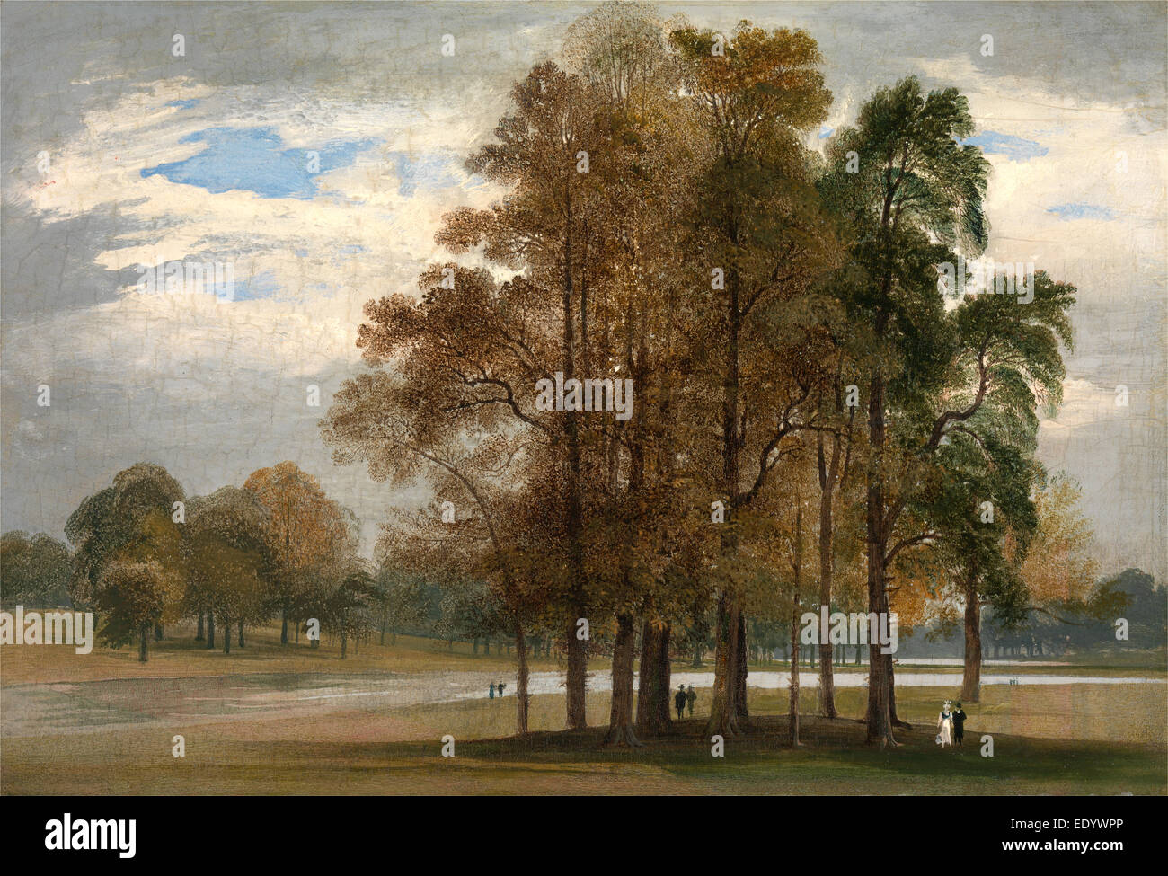 Hyde Park, London, John Martin, 1789-1854, British Stock Photo - Alamy