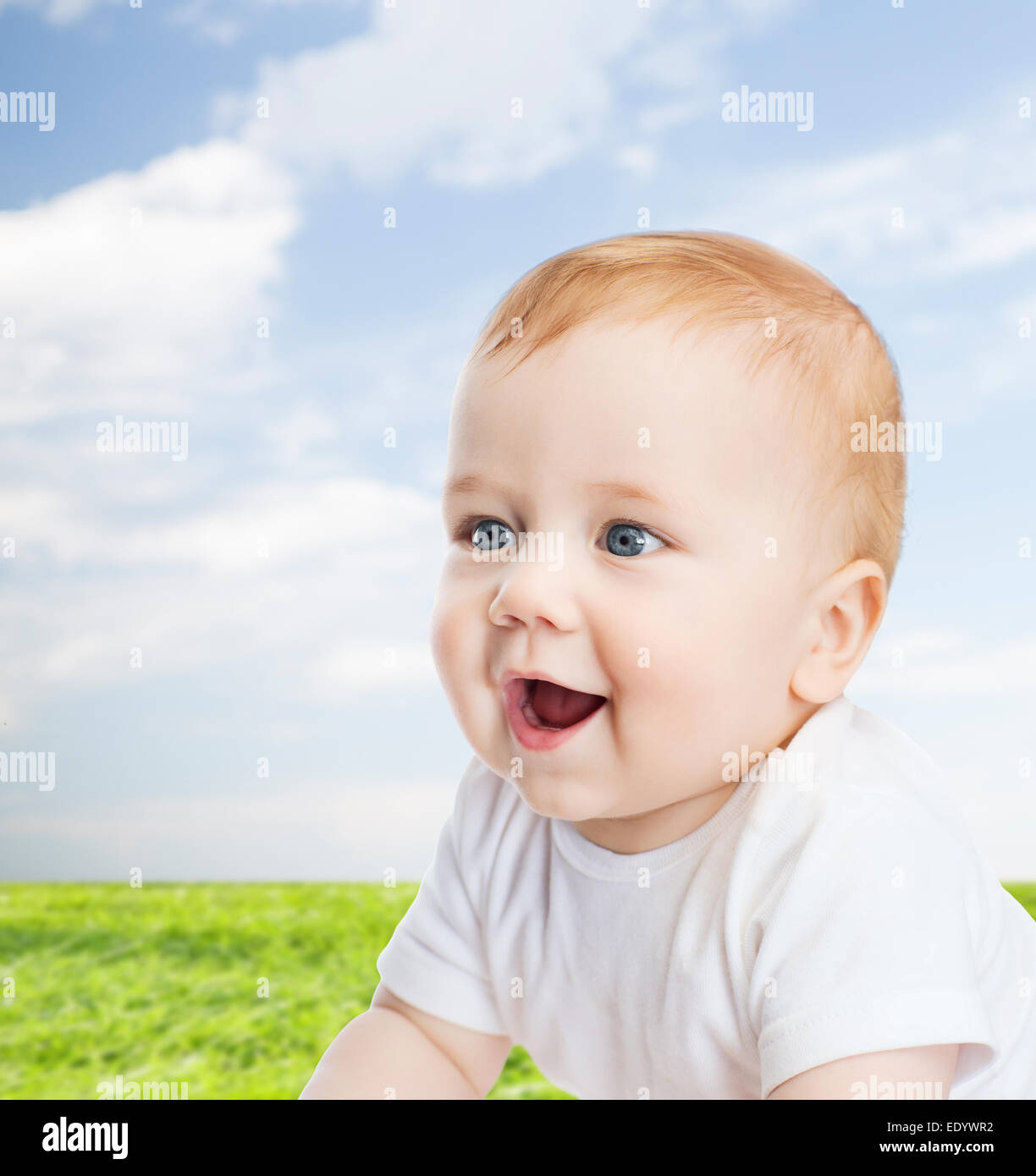 smiling little baby Stock Photo - Alamy
