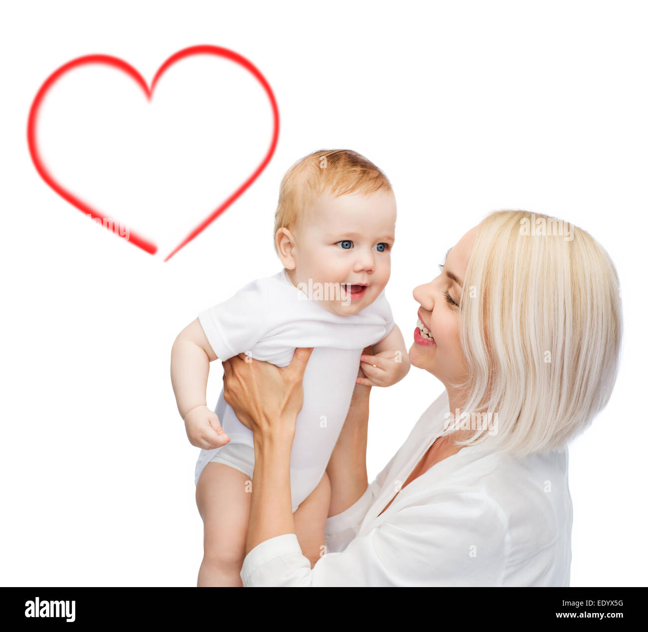 happy mother with smiling baby Stock Photo - Alamy