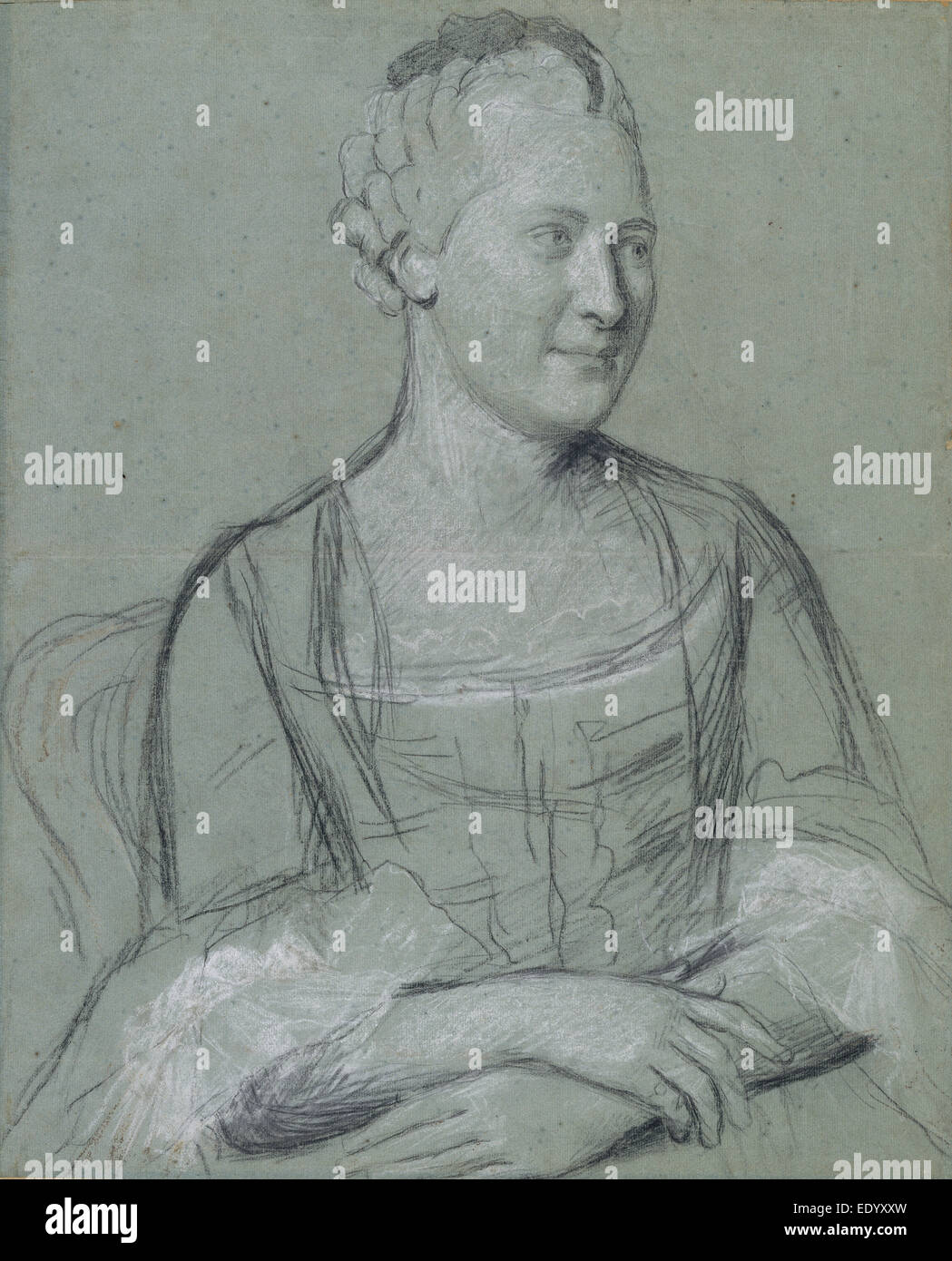 Portrait of a Woman; Jean-Étienne Liotard, Swiss, 1702 - 1789; 1758 ...