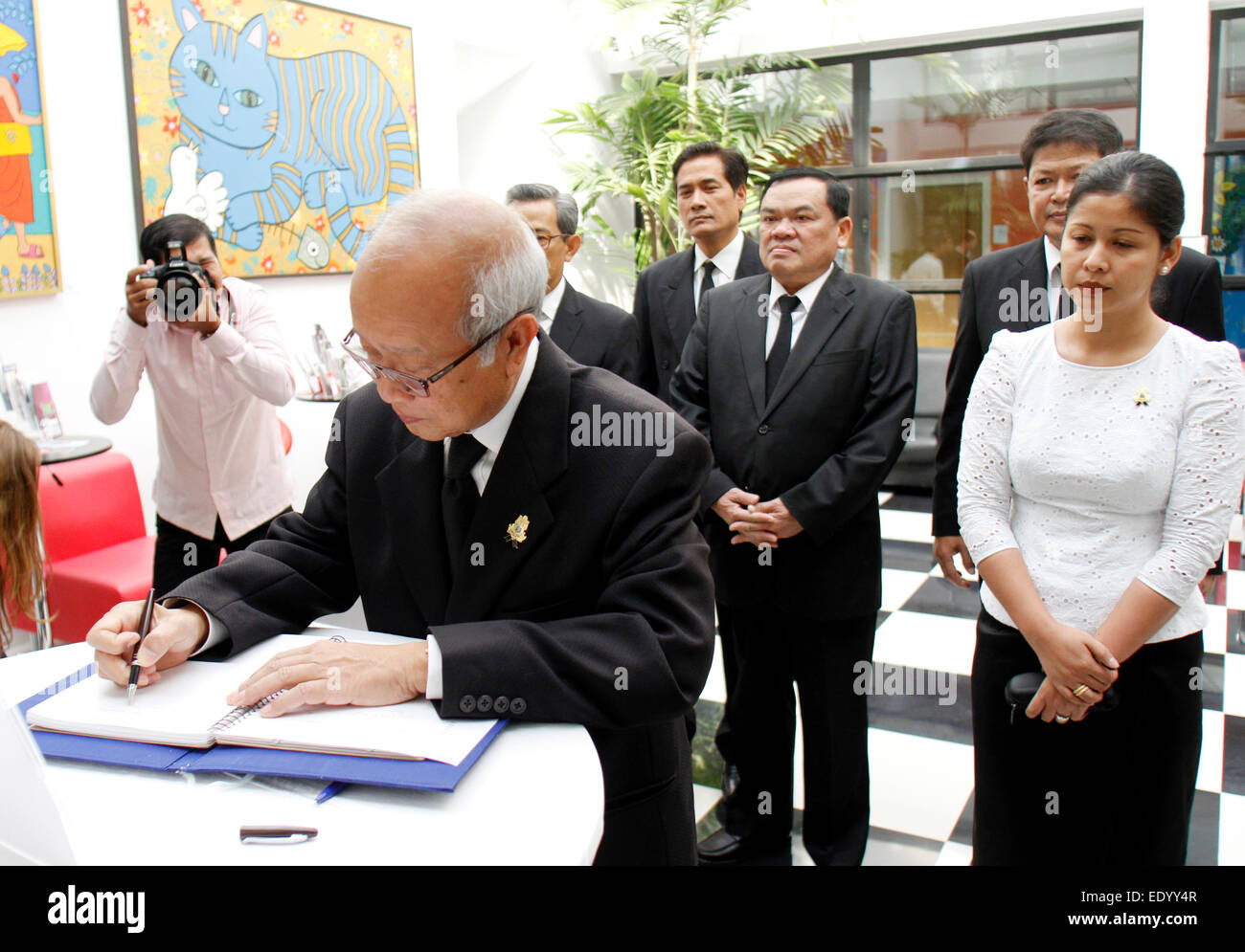Phnom Penh, Cambodia. 12th Jan, 2015. Cambodian Prince Norodom ...