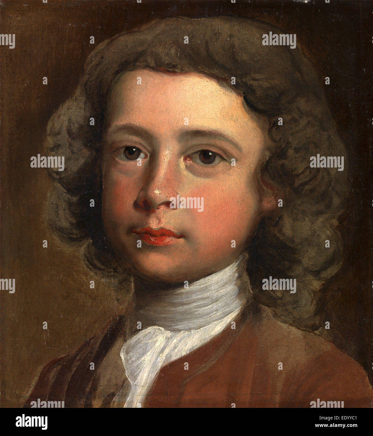 The Head of a Young Boy, Joseph Highmore, 1692-1780, British Stock ...
