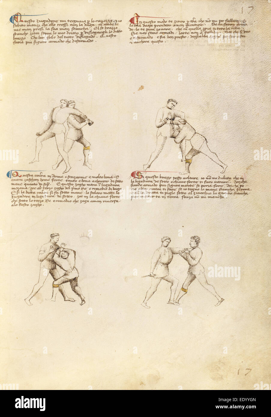 Combat with Dagger; Fiore Furlan dei Liberi da Premariacco, Italian ...