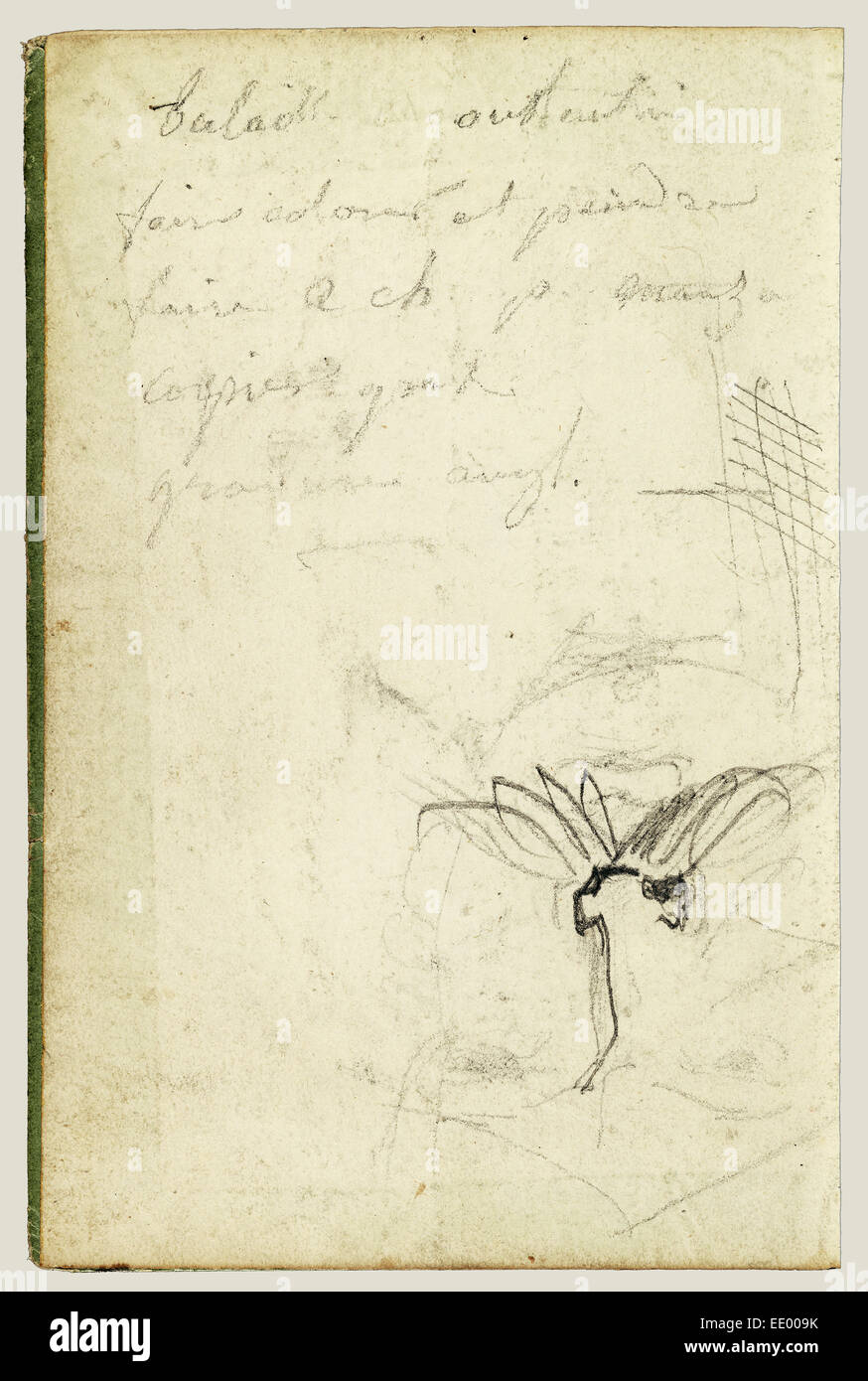 Face of a Man; Théodore Géricault, French, 1791 - 1824; 1812 - 1814 ...