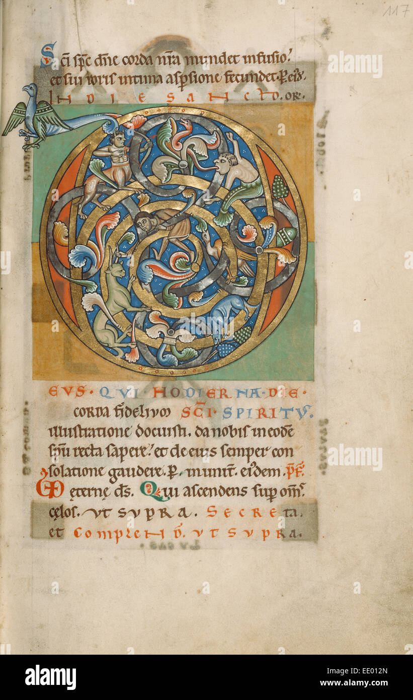 Inhabited Initial D; Unknown; Hildesheim, Germany, Europe; probably ...